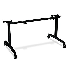 HON Huddle flip-top Base for 30" deep Table Tops, 51.63w x 23.5d x 28.38h, Black