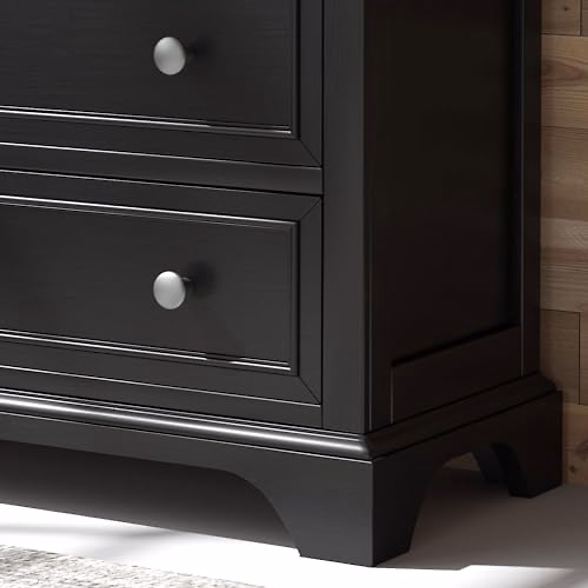 homestyles Black Bedford Four-Drawer Chest