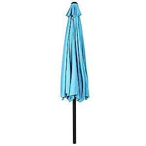 ABCCANOPY Patio Half Umbrellas 11FT (Turquoise)