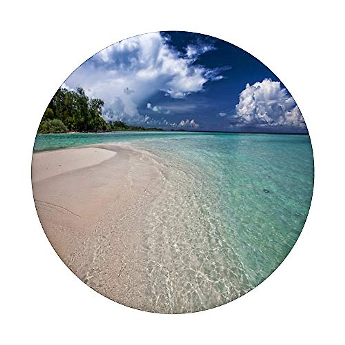 Tropical Summer Caribbean Beach View Gift Souvenir PopSockets PopGrip: Swappable Grip for Phones & Tablets
