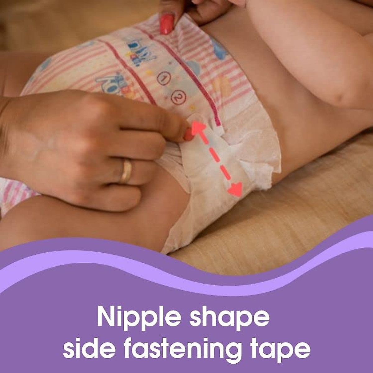 Unijoy Premium Soft Disposable Newborn Babies Diapers to Toddler Sizes | 100% Leak-Proof Skin Protection Diapers | Hypoallergenic & Gentle | Box of 5-104 pcs (Packaging May Vary)