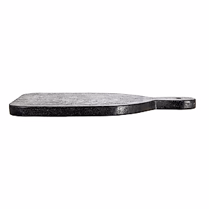 Bloomingville Wide Marble Cutting or Charcuterie Board with Handle, Black