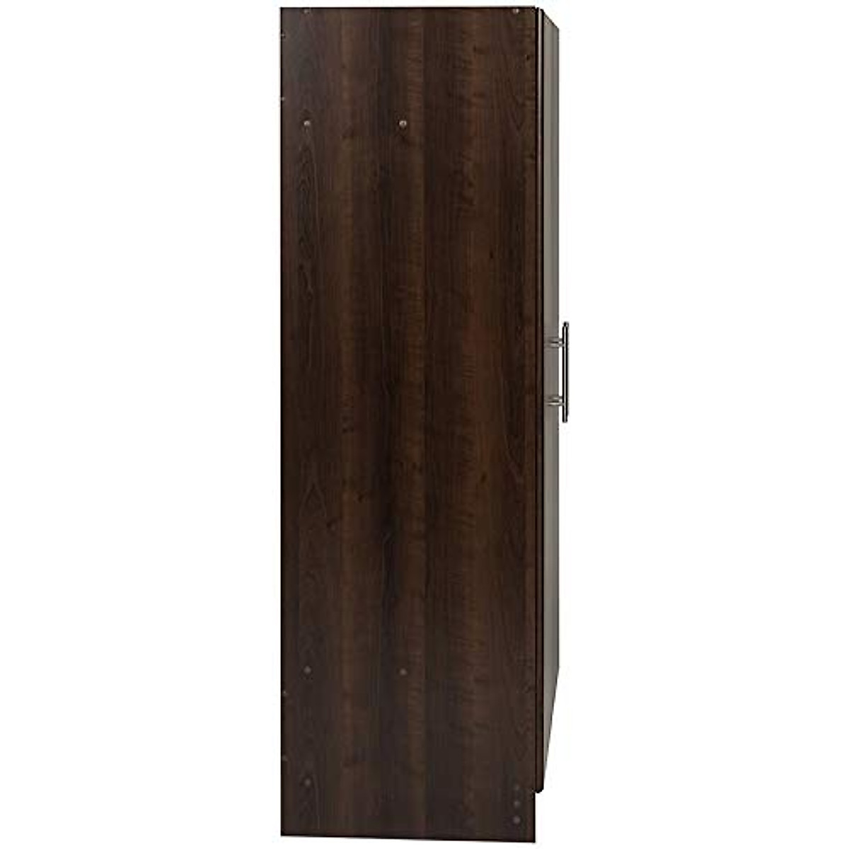 Pemberly Row Contemporary 32" Wardrobe Armoire in Espresso