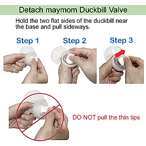 Maymom 6 Count Duckbill Valves Compatible with Spectra S1 Spectra S2 Spectra 9 Plus. Not Original Spectra Pump Parts Replace Spectra Duckbill Valve Not Original Spectra S2 Accessories (White x 6)