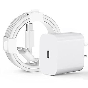 iPhone Super Fast Charger, USB C Fast Charger [Apple MFi Certified] 20W PD Type C Power Wall Charger Block with Lightning Fast Charging Cable Cord Compatible with iPhone 14 13 12 11Pro Max Xs XR 8Plus