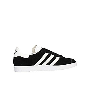 adidas Men's Gazelle Multisport Outdoor Shoes (Core Black/White/Gold Metallic), 8 UK 42 EU