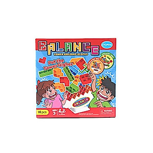 iYuePeng Board Games for Kids & Adults Tetra Tower Balance Stacking Toys Perfect for Family Games, Parties, Travel