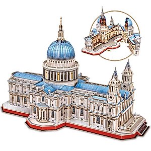 CubicFun 3D Puzzles for Adults - Large Notre Dame de Paris 3D Puzzle - Half-Opening Architecture, Enjoy Interior Views - Anniversary, Christmas, 2023 Gifts - 293 Pieces