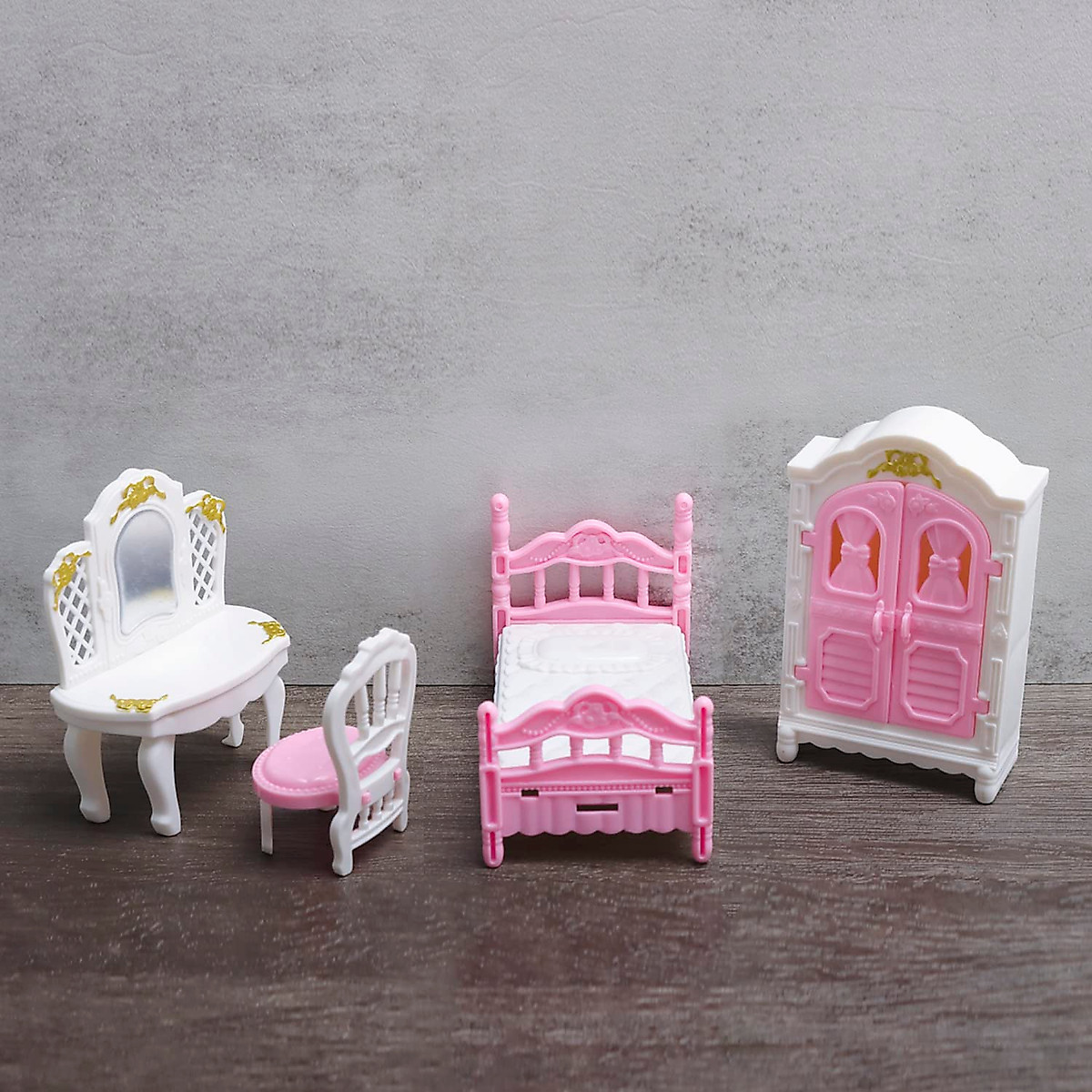 20 Pcs Mini Bathroom Set 1:12 Mini Living Room Set Miniature Accessories Miniature Furniture Accessories Model for Mini Dreamhouse