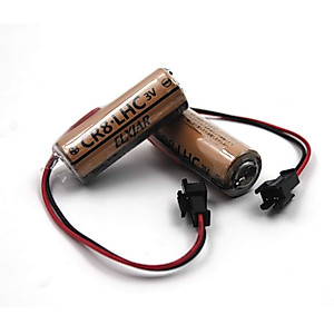 elxjar (5-Pack) 3V 3000mAh CR8-LHC Lithium Manganese Dioxide Battery Replacement for Fuji FDK CR8.LHC 17430, Toto CR8-LHC TH559EDV410R Automatic Toilet Flusher