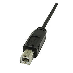 Type C Printer Cable, zdyCGTime 90 Degree Right Angle USB 2.0 Type C (USB-C) to Type B (USB-B) Printer Scanner Cable -18Inchs