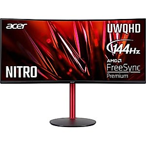 Acer Nitro XZ342CU P 34" UW-QHD LED LCD Monitor - 21:9 - Black