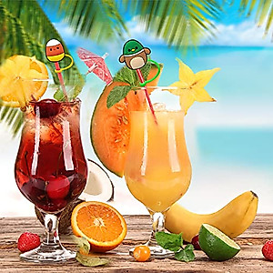 16Pcs Animal Straw Tips Cover Cap Reusable Silicone Straw Toppers Drinking Straw Tips Lids for 6-8 mm Cute Straws Plugs (Straw Not Included)