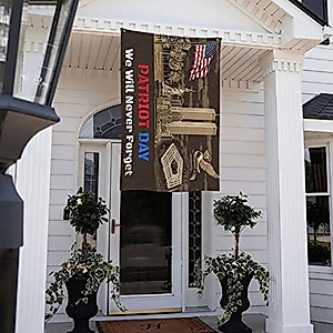 911 Patriot Day We Will Never Forget Flag We will Never Forget Flag Patriot Day Banner Honor And Remember Flag Indoor Outdoor Decor 3x5 Ft