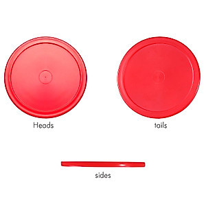 8 Pieces Hockey Pucks Replacement Round Pucks for Game Tables, Equipment, Accessories, 7 Grams