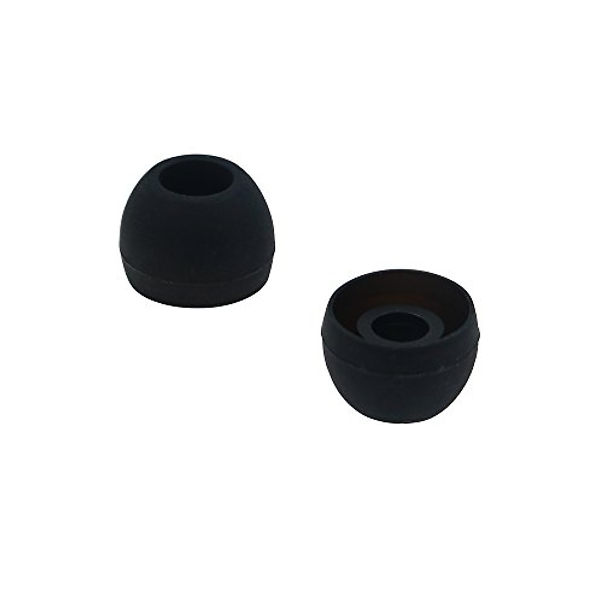 ALXCD Ear Tips for Powerbeats2 Wireless Headphone, SML 3 Size 6 Pair Silicone Replacement Earbud Tips & 2 Pair Double Flange Ear Tip Cushion, Fit for Beats Powerbeats 2 Wireless [8 Pair](Black/White)