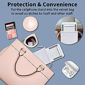 TITACUTE Cell Phone Stand for iPhone 14 Pro Max 13 12 11 XR Samsung A53 S22 S21 S20 Galaxy Z Flip 4 Pixel Aluminum Adjustable Cradle Holder Tablet Kickstand iPad Mini Air Desk Home Office, Silver