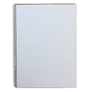 Maruman SPIRAL NOTE BASIC 8.98 x 11.69 inches (A4), 5mm-squared, 80 Sheets (N245ES)