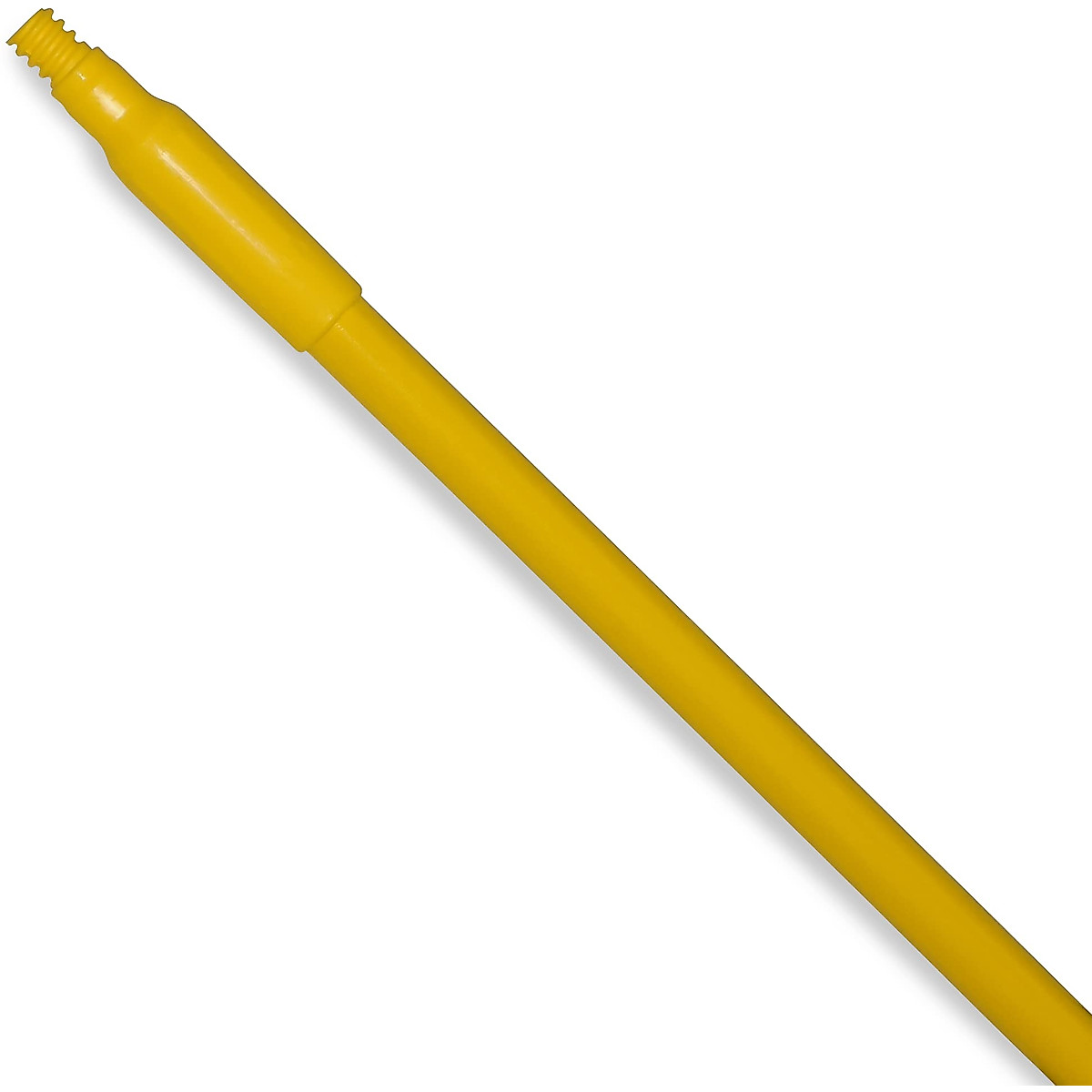 SPARTA 41225EC04 Fiberglass Broom Handle, Mop Handle, Replacement Handle With Acme Threaded Tip For Commercial Cleaning, 48 Inches, Yellow