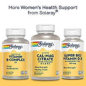 SOLARAY Vitex Chaste Berry Extract 225mg | Traditional Womens Health Support Supplement | Contains .5% Agnuside | Non-GMO | Vegan | 60 VegCaps