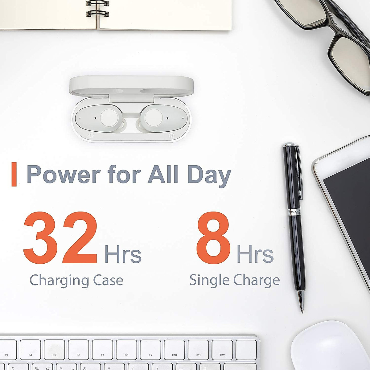 nannio A1 Wireless ANC Earphones Earbuds Active Noise Cancelling