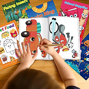 Kalysky 15Pack Bulk Coloring Books (5.9 * 8.5 inch) for Kids Ages 2-4 4-8, Kids Party Favors Carnival Prizes Goodie Bag Stuffer,Classroom Activity Supplies,Activity Books for Kids