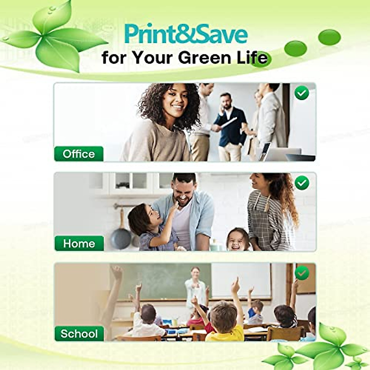 161 163XL Compatible Ink Cartridge Replacement for Brother DCP-J152W DCP-J552DW DCP-J752DW MFC-J245 MFC-J470DW MFC-650DW Printer Set*3