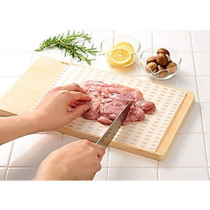 Oaks Leye LS1532 Cutting Board Stain Resistant, 50 Sheets, White, Made in Japan