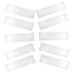 NUOBESTY 10pcs Bookmark Mold Silicone Tray Mold DIY Bookmarks Tray Resin Mold Jewelry Making Mould Personalized Bookmarks Silicone Bookmark Molds Silica Gel Bookmark Molds for Epoxy Resin