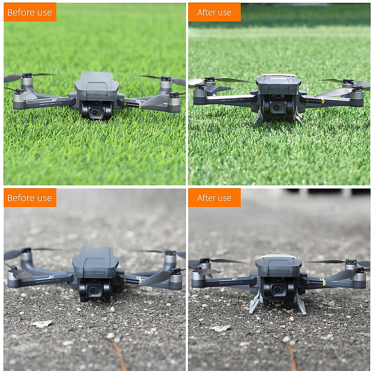 Landing Gear for Holy Stone HS720G, Propeller Guard Protector Folding Extensions Leg Stand for Holy Stone HS720G Accessories