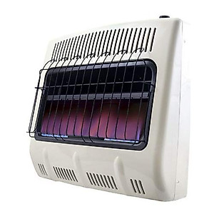 Mr. Heater 30,000 BTU Vent Free Blue Flame Propane Heater with Built-In Blower (1000 Sq. Ft.)