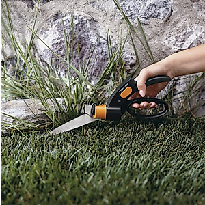 Fiskars 92146964J Garden, Shear Ease 360 Degree Swivel Grass Trimmer, Black