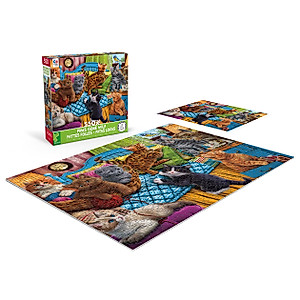 Ceaco - Paws Gone Wild Collection - Cute Kittens - 550 Piece Jigsaw Puzzle