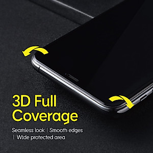 RhinoShield 3D Impact Privacy Screen Protector Compatible with [iPhone 14 Plus/13 Pro Max] | Ultra Impact Protection - 3D Curved Edges for Full Coverage - Alignment frame Easy Installation