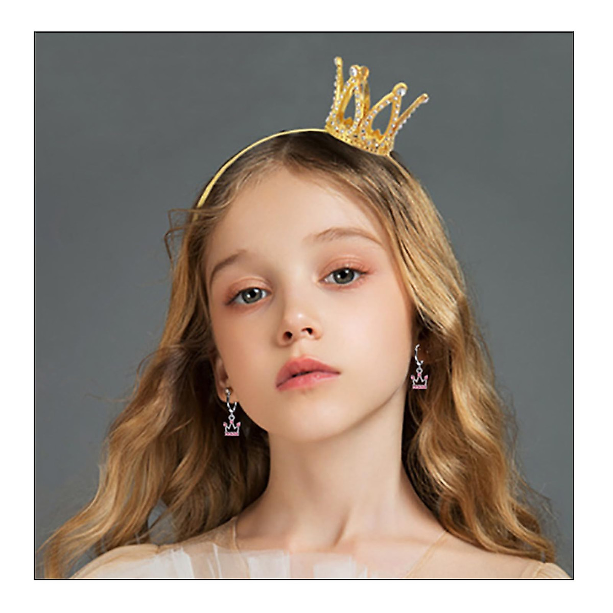 Aganippe 16 Pairs Hypoallergenic Acrylic Dangle Hoop Earrings Cute Multiple Colour Flower Flag Panda Pineapple Beetle Fruits Food Cartoon Dangle Hoop Earrings for Little Girls