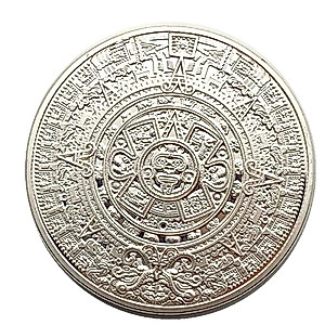MKIOPNM Coin Collection Commemorative Coin Mexican Indian Craft Memorial Maya Coins Customized Gold Coin Badge Memorial Coin Fun Gifts for Collectors