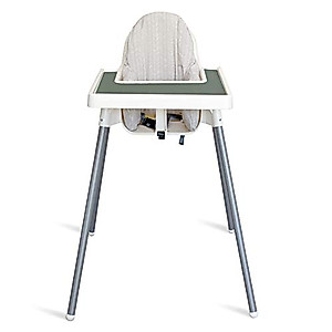 Mango Co. High Chair Placemat for Antilop Baby High Chair - BPA Free, Dishwasher Safe, Silicone Placemats - Finger Foods Placemat for Toddler and Baby (Desert Sage)