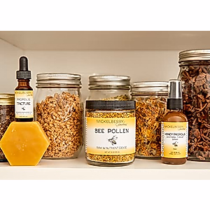 Raw Bee Pollen Granules - Complete Protein Superfood with Vitamins, Minerals & Antioxidants (3 Ounces)