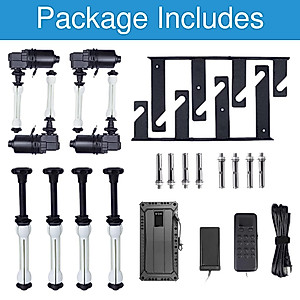 Fotoconic 4 Roller Motorized Electric Wall Ceiling Mount Background Support System with Remote