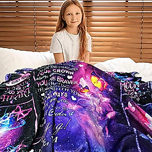 Zlomjro Niece Gifts from Auntie, Niece Gifts Blanket, Gifts for Niece from Aunt, Niece Birthday Gifts, Niece Gifts from Aunt, Graduation Gifts for Niece Throw Blanket 50"x60"