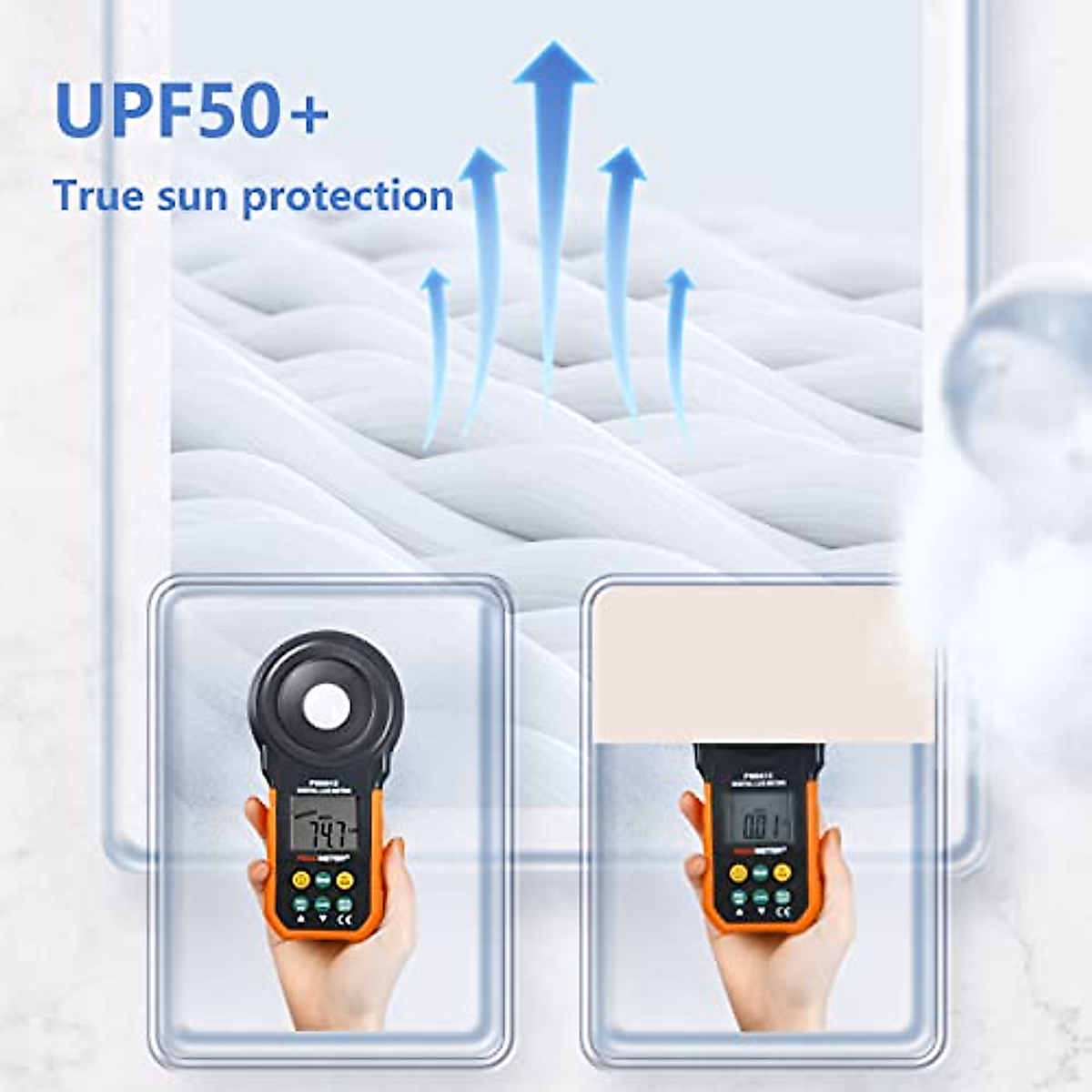 Cloudia Mini Umbrella for Purse, Portable and Compact Perfect for Rain and Sun with UV Protection (Beige)