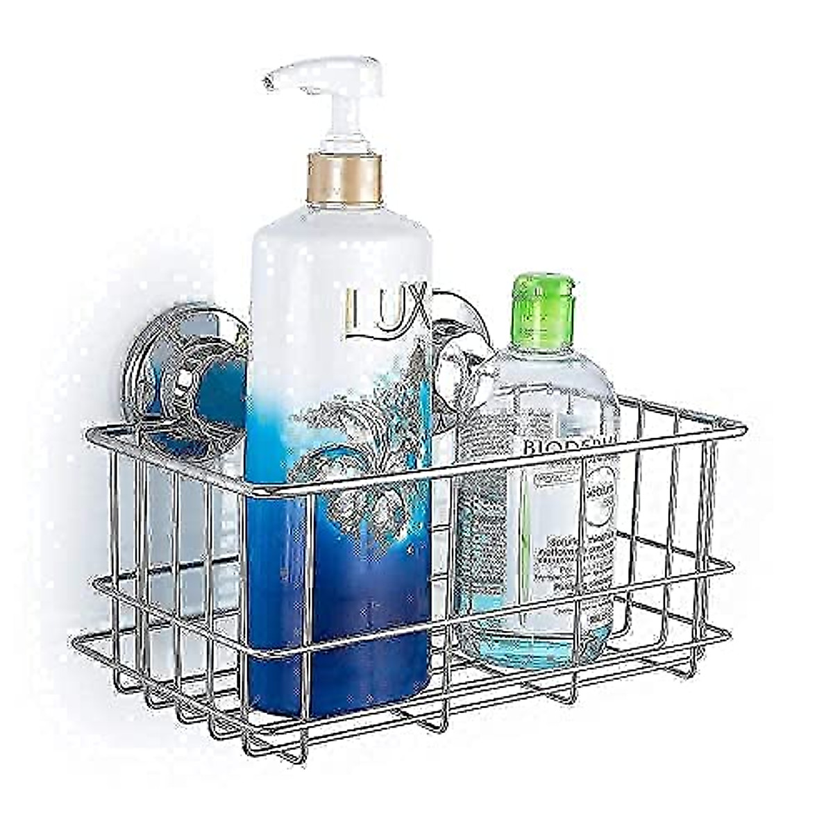 iPEGTOP No Drilling Suction Cup Deep Shower Caddies x1, Wide Shower Caddy x2, Suction Soap Dish x1, Rustproof Stainless Steel