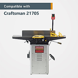 POWERTEC 6-1/8 Inch Jointer Blades for Ridgid JP06000, JP06101, JP0610, Craftsman 21705 Jointer, Replacement for Ridgid AC8600, JE08008, Craftsman 922995 Jointer Knives, Set of 6 (14802DD)