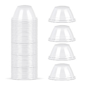 50Pcs Grow Domes 4cm/1.57in Inner Diameter, Transparent Replacement Pod Grow Domes Cap, Humidity Domes Cover Lid, Domes Cap for Grow Basket, Greenhouse, Hydroponic Growing (50)