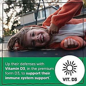 SmartyPants Kids Fiber Vitamins: Daily Kids Multivitamin Gummy for Overall Health with Vitamin A, B12, D3, E, & K & Omega 3 Fish Oil (DHA/EPA) - 120 Count (30 Day Supply)