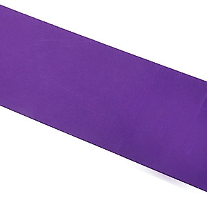 ULTNICE Plain Satin Sash DIY Satin Sash for Birthday Baby Shower Hen Party (Purple)