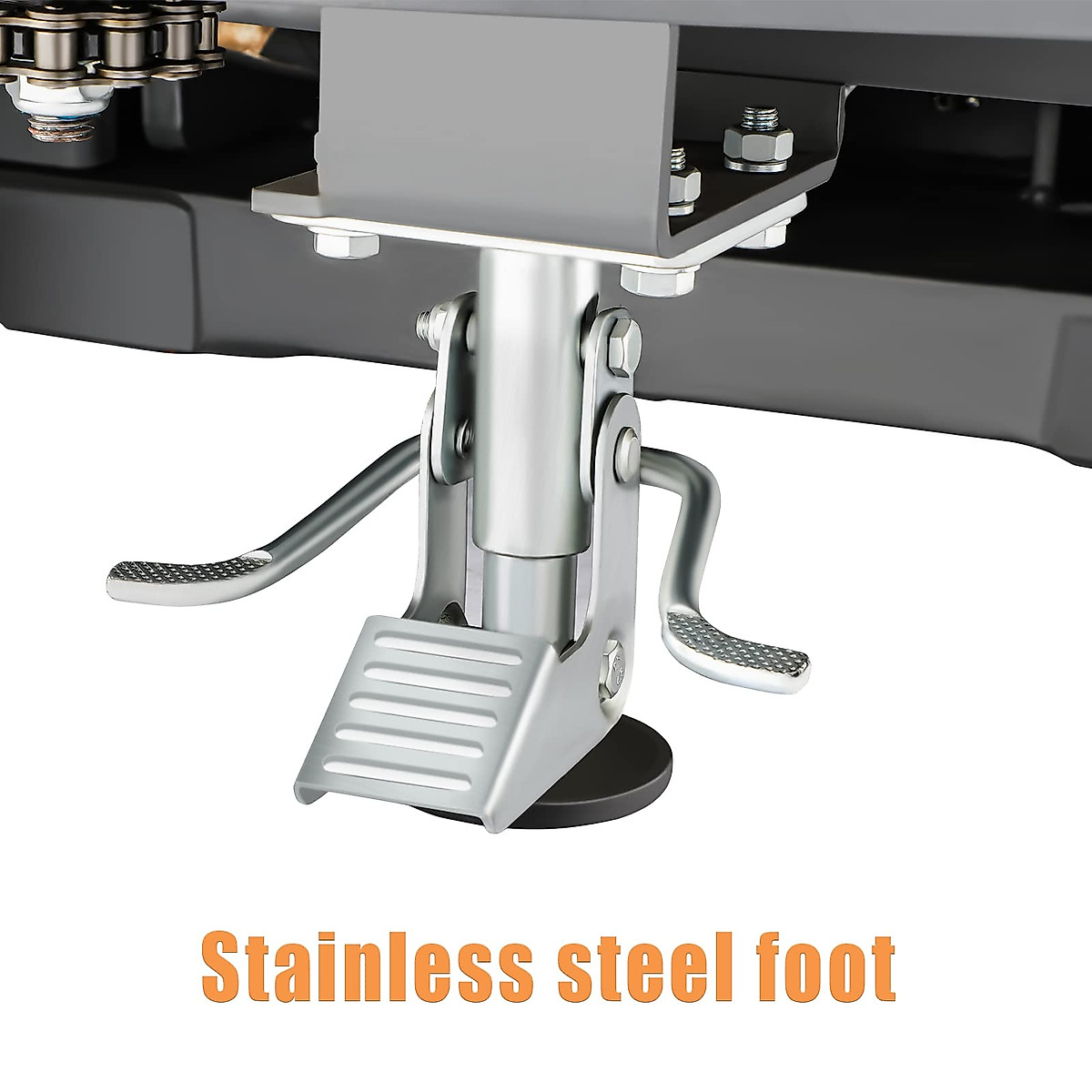 APOLLO Semi Electric Pallet Forklift Economy Hand Pallet Stacker Lift Jack with Straddle Legs 3300lbs Capactiy 118" Lifting Height