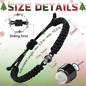 SUPHELPU Custom Bracelets with Picture inside, Customized Projection Bracelets with Photos, Picture Bracelet Personalized Photo Italian Style Charms, Memorial Gifts for Women/Men/Family/Couple/Dog/Cat