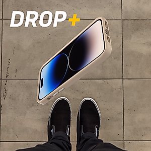 OtterBox iPhone 14 Pro Max (ONLY) Symmetry Series Case - Dont Even CHAI (Brown), Ultra-Sleek, Wireless Charging Compatible, Raised Edges Protect Camera & Screen