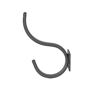 Spectrum Diversified Richmond Hook & Coat Hanger for Mudroom & Closet, Mounted Entryway Storage, Wall Hook for Kitchen & Bathroom